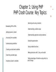 PHP Crash Course Variables Operators Loops More Course Hero