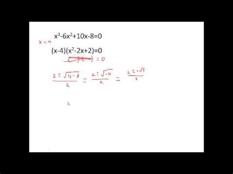 Solving Rd Degree Polynomial Pt YouTube
