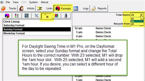 Daylight Saving Time Shift Music 1 Inc