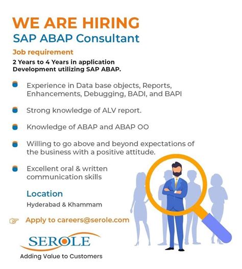 Serole Technologies On Linkedin Sapabap Sapabapconsultant Openings