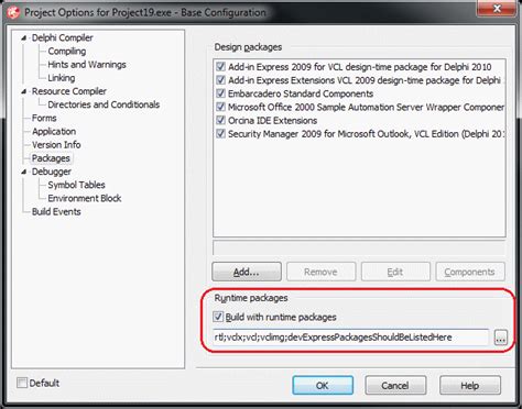 Devexpress Under Delphi Xe Doesnt Work Stack Overflow