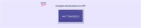 Complex Declarations In C Scaler Topics