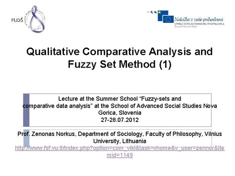 Qualitative Comparative Analysis And Fuzzy Set Method