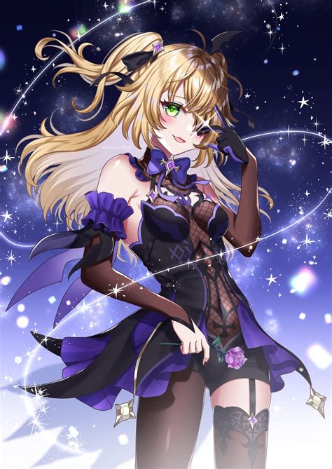 Fischl Genshin Impact Drawn By Tateko25wiz Danbooru