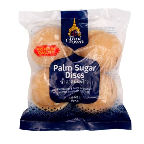 Full Case Of 24x Thai Crown Palm Sugar Discs 454g Pure Palm Sugar Discs