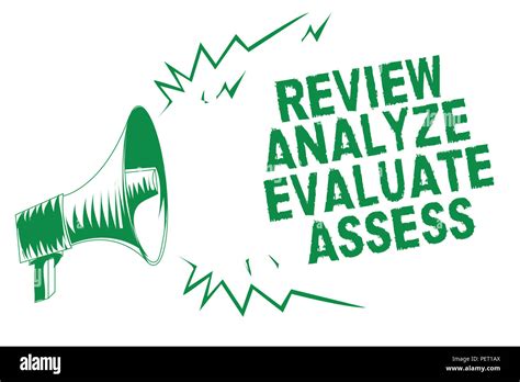 Handwriting Text Writing Review Analyze Evaluate Assess Concept