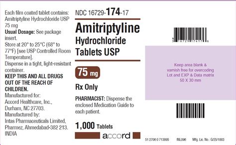 Amitriptyline Hcl Tb 10mg 100 Real Value Rx