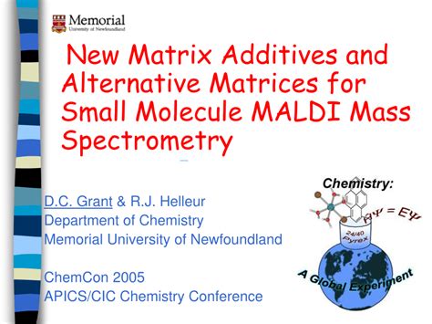 Pdf New Matrix Additives And Alternative Matrices For Small Molecule