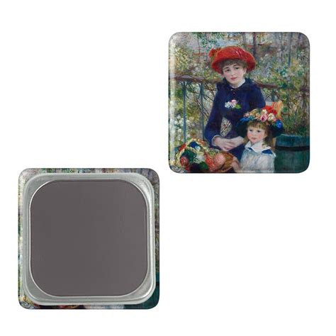 قیمت و خرید مگنت خندالو مدل نقاشی دو خواهر روی تراس رنوار کد 23353