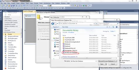 Membuat Database Dengan Ms Access Dengan Visual Studio Ultimate Smansatuja