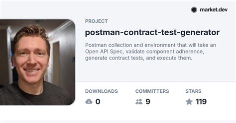 Postman Contract Test Generator Ecosystem Directory Marketdev