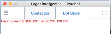bot store error connect timeout v2 4 2 light r byteball
