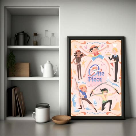 One Piece Poster One Piece Anime Print Anime Poster One Piece Wall Art One Piece Digital