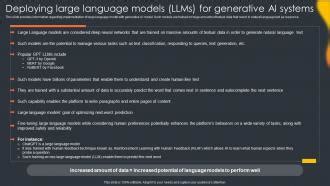 Large Language Model PowerPoint Presentation And Slides PPT Presentation SlideTeam