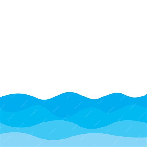 Premium Vector Abstract Water Wave Vector Illustration Design