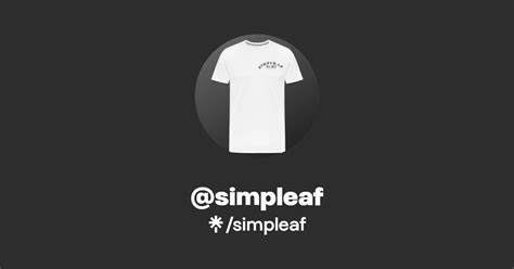 Simpleaf Instagram Facebook Linktree