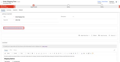 Create And Manage Knowledge Articles Microsoft Learn