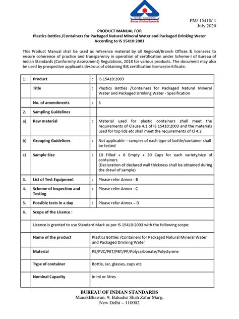 01full Test Standards Pm 15410 Cmd2 Pdf Plastic