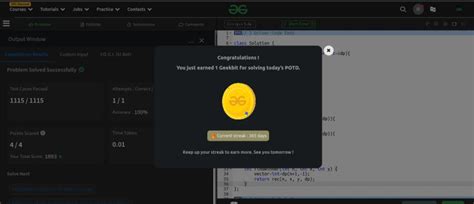 Lavidya Ravi On Linkedin 365daysofcode Geeksforgeeks Potd Continuouslearning