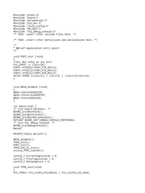 Input Capture Mcu Pdf