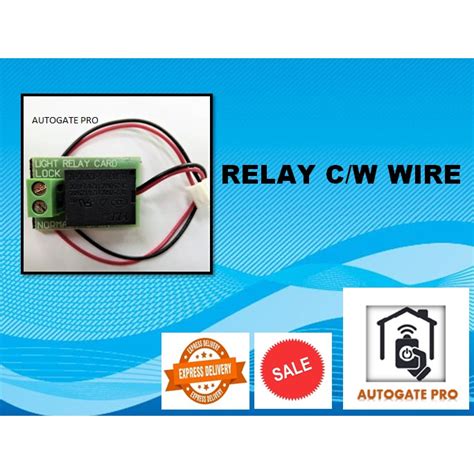 RELAY WIRE AUTOGATE SPARE PART Shopee Malaysia
