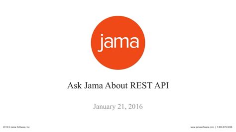 Ask Jama About Rest Api Jama Software