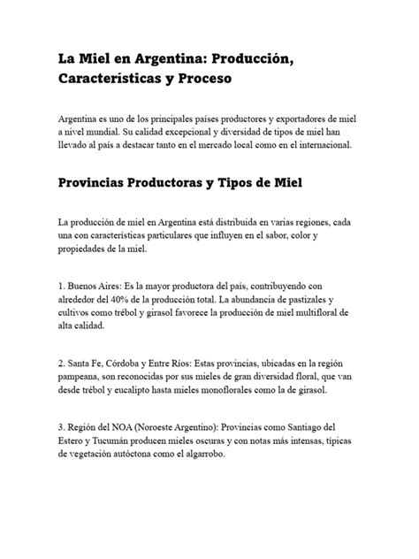 Pcac Pdf Apicultura Miel