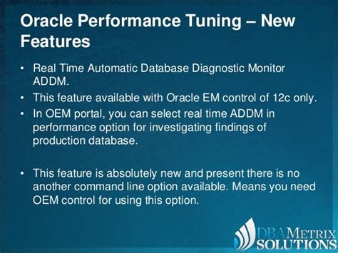Oracle Database 12c New Features