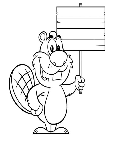 Omalovánky K Vytisknutí Bobr Omalovanekcz