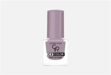 Golden Rose Лак для ногтей ICE COLOR 165, Розово-коричневый матовый 6 ...