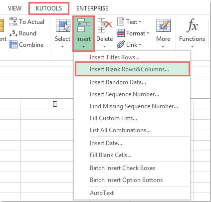 How To Insert Specific Number Of Rows At Fixed Intervals In Excel