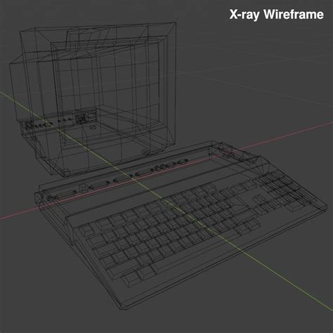 【3dmodel】 Omega 500 レトロコンピューター3dプロップ Retro Computer 3d Prop Xtal 3d Assets Booth
