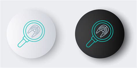 회색 배경에 고립 된 프라이팬 아이콘에 라인 피쉬 스테이크 다채로운 개요 개념 벡터 건강한 생활방식에 대한 스톡 벡터 아트 및 기타 이미지 건강한 생활방식 검은색