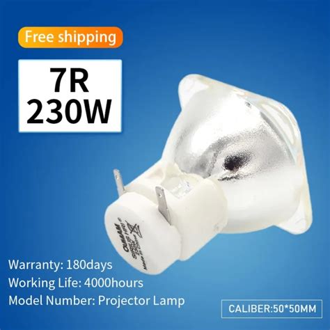 Sharpy Beam 230W 7r Moving Head Light Buld Lamp Head Beam Light Buld For Nightclub Parties Show