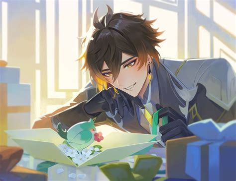 Zhongli Genshin Impact Drawn By Lji Danbooru