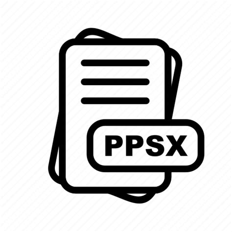 File Format Ppsx Icon