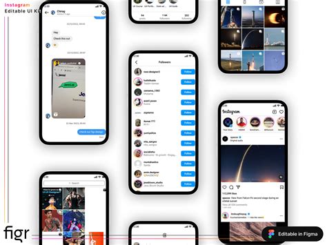 Instagram Ui Kit Editable In Figma By Figr Design On Dribbble