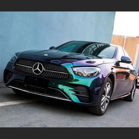 Best Ravoony Glossy Diamond Purple Green Vinyl Car Wrap