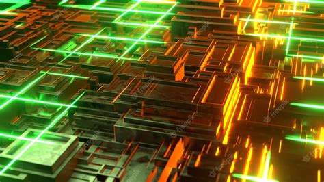 Premium Photo 3d Render Computer Processor Chip On A Circuit Board With Microchips Ai Circuit