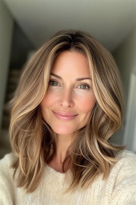 34 Stunning Medium Length Hairstyles For Women Over 40 To Try In 2024