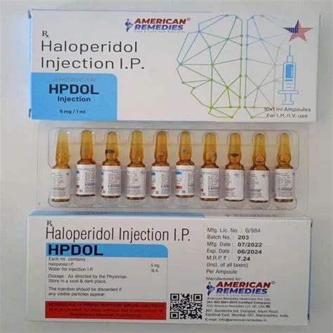 Haloperidol Injection 50mg 5 Mg At ₹ 13 Piece In Nagpur Id 2851787691533