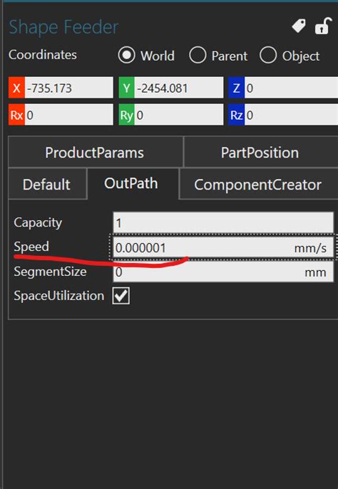 feeder creation interval robot programming visual components the