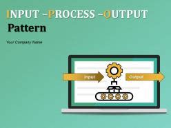 Input Process Output Pattern Powerpoint Presentation Slides Presentation Graphics