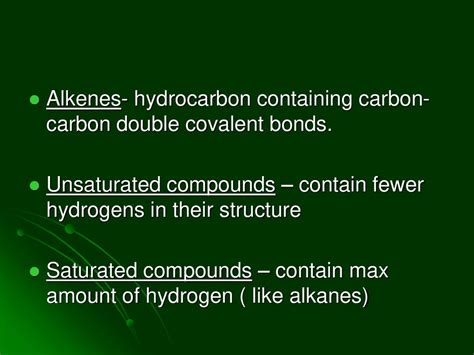 Unsaturated Hydrocarbons - ppt download