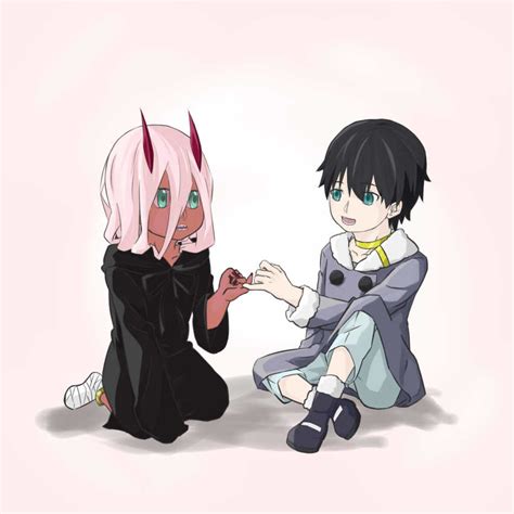 Fang0315pauline Hiro Darling In The Franxx Zero Two Darling In The