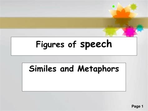PPT Figures Of Speech PowerPoint Presentation Free Download ID