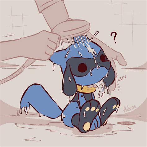 Riolu Pokemon Drawn By Advos Danbooru