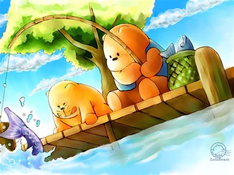 Bubu Bear Cartoon Illustration Wallpaper 04 Preview