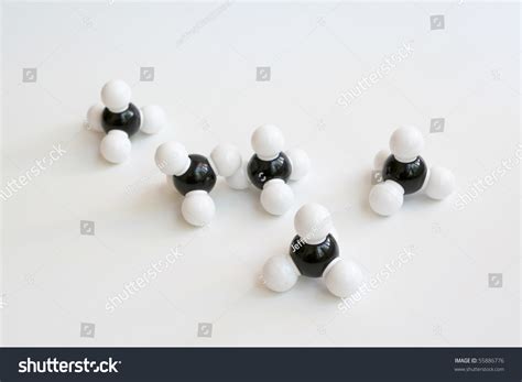 Methane Molecule Energy Structure Over 14 Royalty Free Licensable