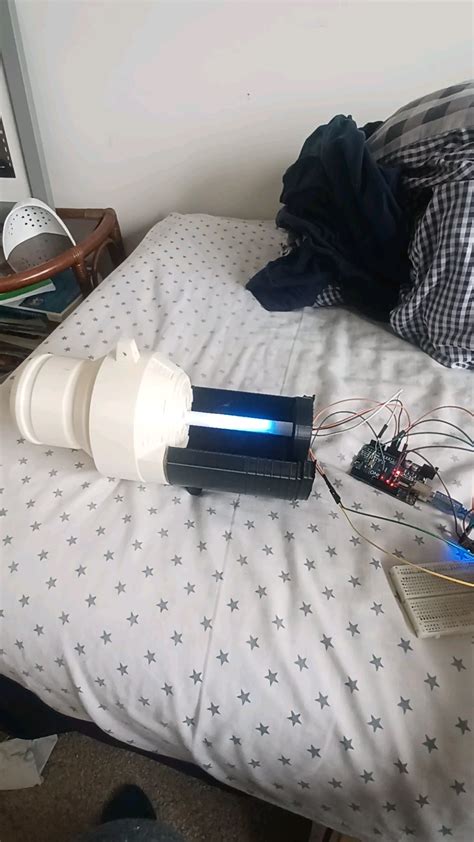 printe a little mockup of the lighting system for the portal gun r